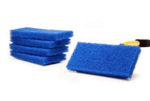 Blue Cleaning Pads 5 Pack - The Simple Scrub by MGI Solutions